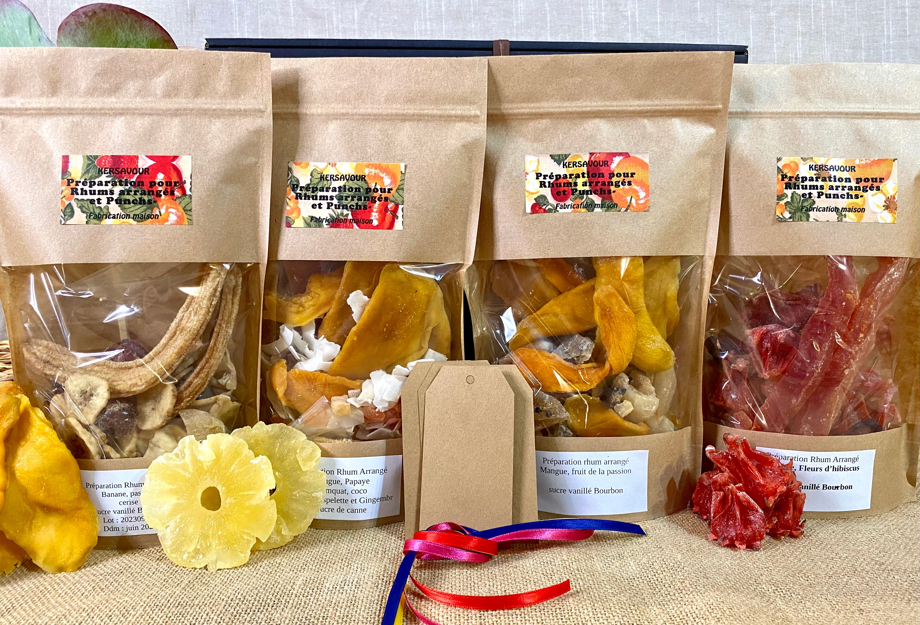 Coffret sachet rhum arrangé réunion | 4 Préparations | Décors et âmes